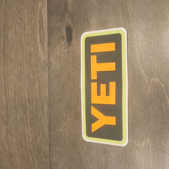 Yeti | Other | Yeti Sticker Green Orange | Poshmark